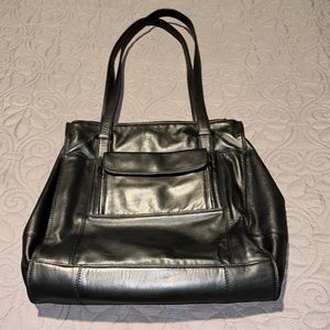 Derek Alexander | Bags | Derek Alexander Black Leather Crossbody Bag ...